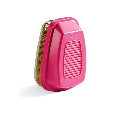 3M 6000 Series Respirator P100 Cartridge, 2PK RSP617 | Zoro