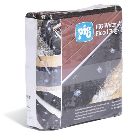 Pig Water-Activated Flood Barrier, 2PK WTR048 | Zoro