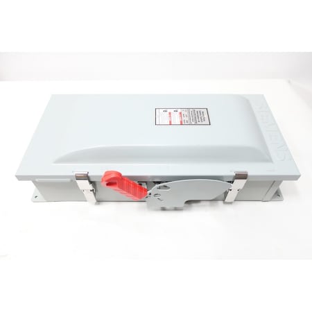 Siemens 3P 100A AMP 600V-AC 600V-DC NON-FUSIBLE DISCONNECT SWITCH ...
