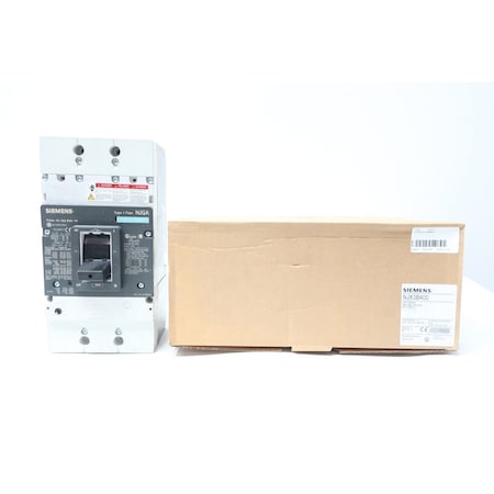 SIEMENS 400A, 3 pole Circuit Breaker, 600V AC, - NJX3B400