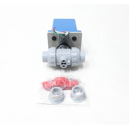 Asahi 120V-AC ELECTRIC CPVC 3/4IN BALL VALVE A83W | Zoro