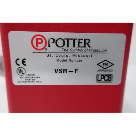 Potter VSR-F WATERFLOW ALARM 6IN FLOW SWITCH 1113006 VSR-F | Zoro