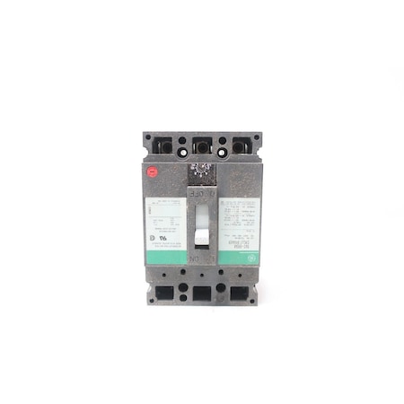 GENERAL ELECTRIC GE 100A, 3 pole Molded Case Circuit Breaker, TEC, 600V ...