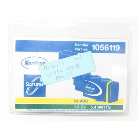 Nordson 24V-DC 1/4IN NPT SOLENOID VALVE 1056119 | Zoro