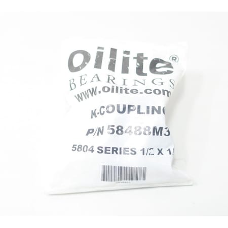 Oilite K-COUPLING 1/2IN X 1/2IN OTHER COUPLING 58488M3 | Zoro