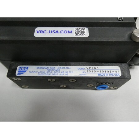Vrc 30-150PSI 4-20MA ELECTRO-PNEUMATIC VALVE POSITIONER VP900 | Zoro