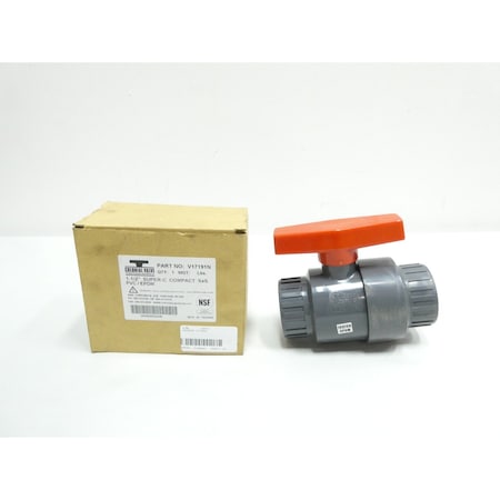 Colonial SUPER-C MANUAL PVC 1-1/2IN BALL VALVE V17191N | Zoro