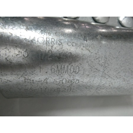 Morris Coupling 4IN PIPE COUPLING 3-1/2 4C | Zoro