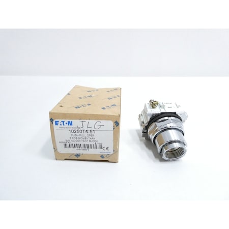 Eaton 3 POSITION MOMENTARY PUSH-PULL BUTTON 10250T4-51 | Zoro
