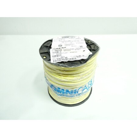 Omni Cable Portable Cord, 12 AWG, 1 C, Yellow, Stranded, 500 ft C81201 ...