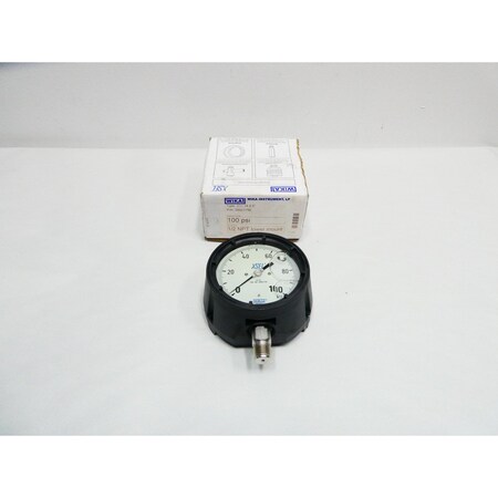 Wika 1/2 in NPT, Lower Location, POCAN® Case Material 39921756 | Zoro