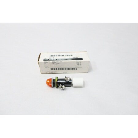 Ge INDICATING LIGHT AMBER 120V-AC PILOT LIGHT 116B6708G5-A | Zoro