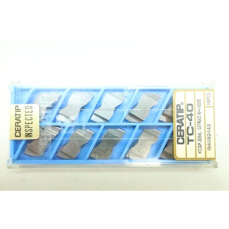 Ceratip CERATIP KCGP-3094L SET OF 10 CARBIDE INSERT KCGP-3094L | Zoro