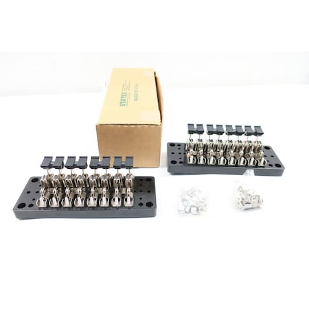 States BOX OF 2 8P 30A AMP 600V-AC TERMINAL AND CONTACT BLOCK, 2PK 408 ...