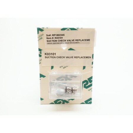 Rexa K03101 Suction Check Valve Replacement Kit Valve Parts And ...