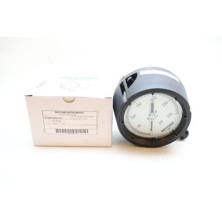Reotemp Pt45P1A2P21-D-T Phenolic Ss 4-1/2In 1/2In 0-300Psi Npt Pressure ...