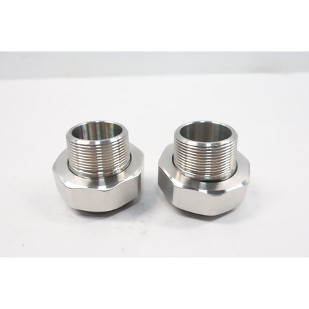Ifm Stainless Pipe Adapter, 2PK E40229 | Zoro