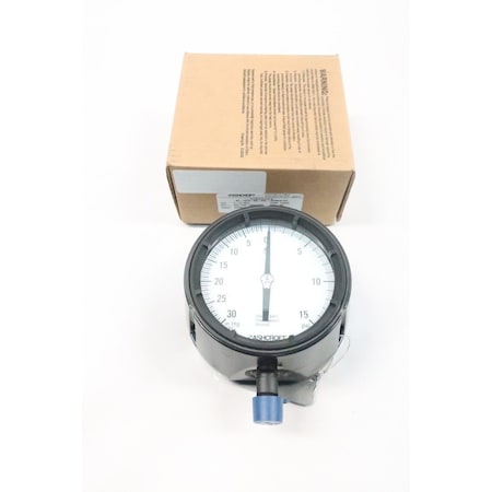 Ashcroft 45-1279-As-04L-30Imv&15# 0-30In-Hg 4-1/2In 1/2In 0-15Psi Npt ...