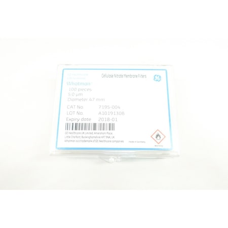 Ge Whatman 0 Cellulose Nitrate Membrane Filter 5Um 47Mm Pneumatic ...