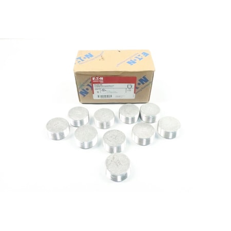 Crouse-Hinds Recessed Pipe Plug 1-1/2In Conduit Fitting, 10PK PLG5 SA ...