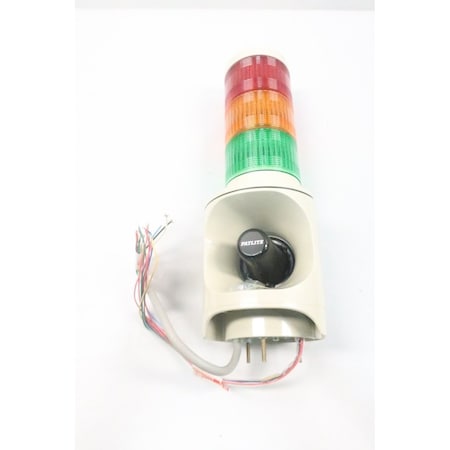 Patlite 24V-Ac 24V-Dc Stack Light Assembly LGEH-302FKA | Zoro