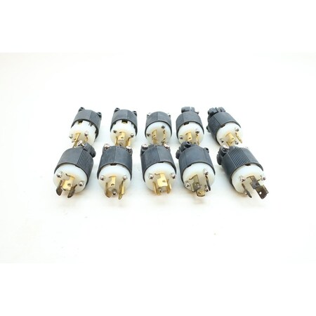 Arrow Hart Heart Lock 2P 3W 15A Amp 250V-Ac Plug, 10PK CWL615P | Zoro