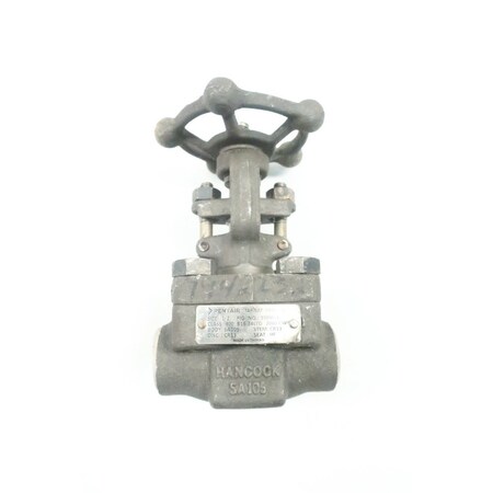 Hancock Manual 800 Steel Socket Weld 1/2In Wedge Gate Valve 950W-4 | Zoro
