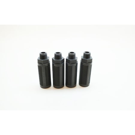 Smc Set Of 4 3/8In 1Mpa Npt Pneumatic Mufflers And Silencer AN302-03 | Zoro