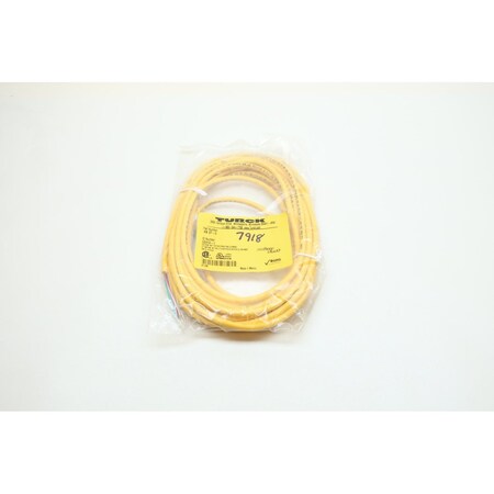 Turck Microfast Female 3P 6M 240V-Ac Cordset Cable KB3T-6 | Zoro