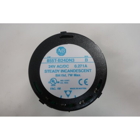 Allen Bradley Steady incandescent Green 24V-AC 24V-DC Light Module 855T ...