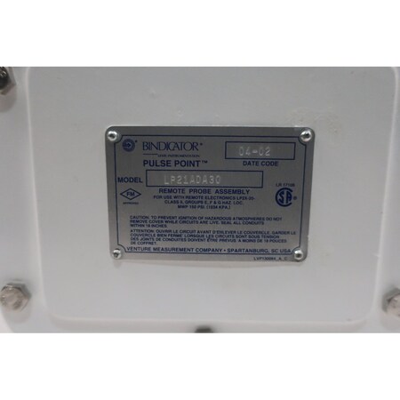 Bindicator Pulse Point Vibrating Level Switch LP21ADA30 | Zoro