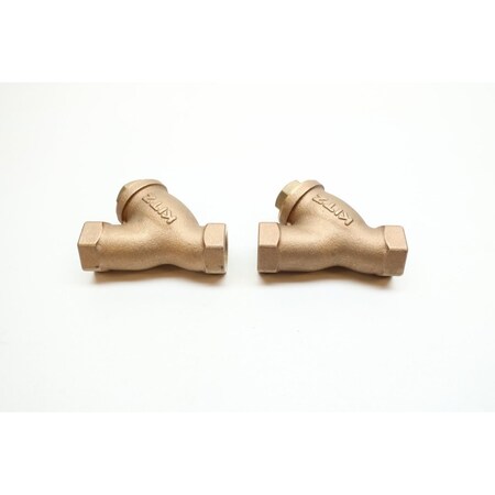 Kitz Set Of 2 Y Strainer 150 Bronze Threaded 1/2in NPT Strainer 886679 ...