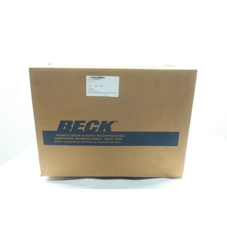 Beck Actuator Drive Motor Assembly Electric Valve Actuator 20-2201-32 ...