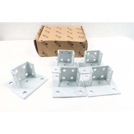 Eaton B-Line Box of 5 Hot-Dipped Galvanized Post Base Strut Connector ...