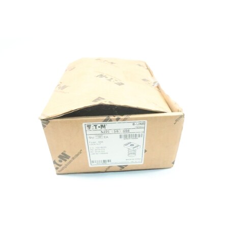 Eaton Box of 100 Locknut Conduit Parts and Accessory N228 (3/8) SS6 | Zoro