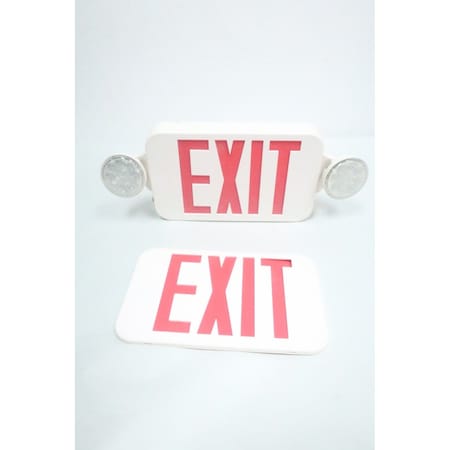 Hubbell with Emergency Led Lights Exit Sign CCR | Zoro