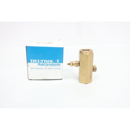 Deltrol 3/8In NPT Hydraulic Flow Control Valve F25B 10000-04 | Zoro