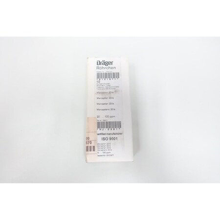 Draeger Mercaptan 20/A Test Equipment 1PK 8101871 | Zoro