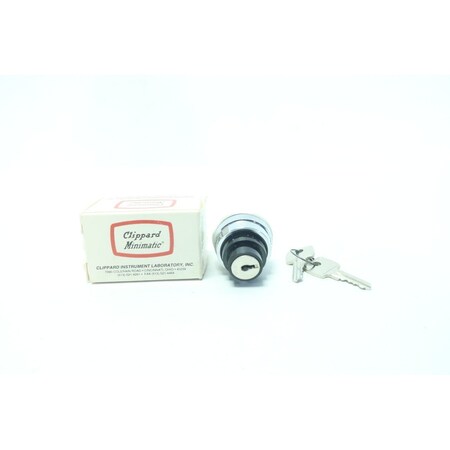Clippard 30MM Black Keyed Selector Switch PL-T3K-B | Zoro