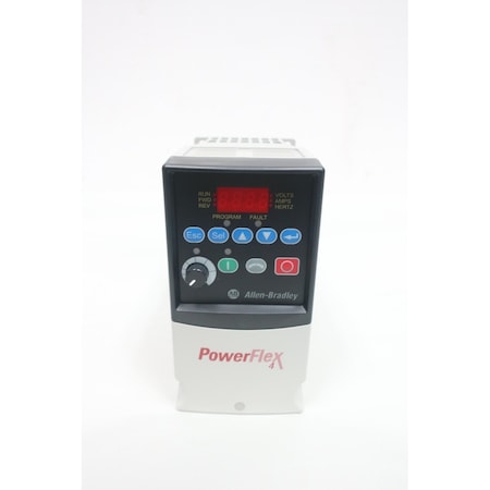 Allen Bradley Powerflex 4 90-132V-AC 0-240Hz 0-230V-AC 1/2HP AC Vfd ...
