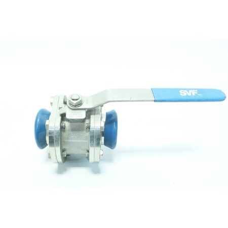 Svf Manual Stainless Tri-Clamp 2-1/2In Ball Valve S36666TT | Zoro