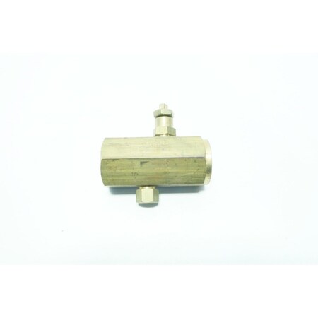 Deltrol Flow Control Manual Npt Brass 2000Psi 34In Needle Valve F35B | Zoro