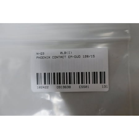 Phoenix Contact Rail-Mounted Dual Power Outlet 4P 15A Amp 120V-Ac ...