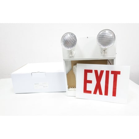 Hubbell Dual Lite Emergency And Exit Lighting CLSCSRW-RC-3 | Zoro