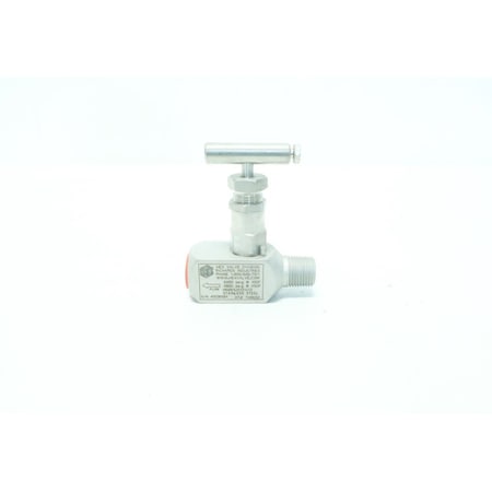 Hex Valve Manual Stainless 4800 Psi 12In Npt Needle Valve HN491U3131412 ...