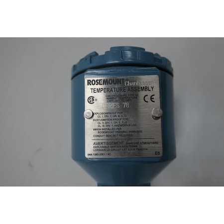 Rosemount Resistance Temperature Detector 12In 34In Rtd ...