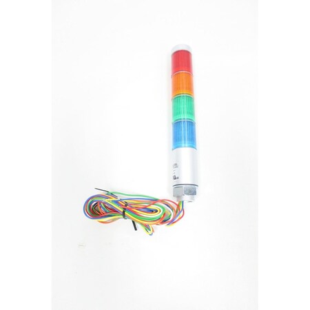 Patlite 24V-AC 24V-DC STACK LIGHT ASSEMBLY MPS-402-RYGB+FB254 | Zoro