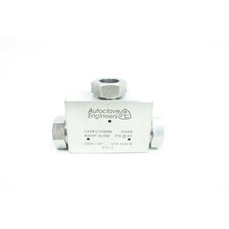 Autoclave Engineers Medium Pressure Fitting 58In 58In 58In Stainless ...