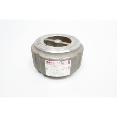 Dft Valves 600 Stainless Wafer 2In Check Valve 923727 | Zoro
