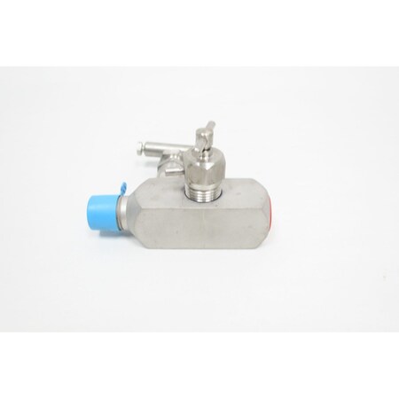 Hex Valve Block and Bleed Npt Stainless 6980Psi 1/2In Needle Valve ...